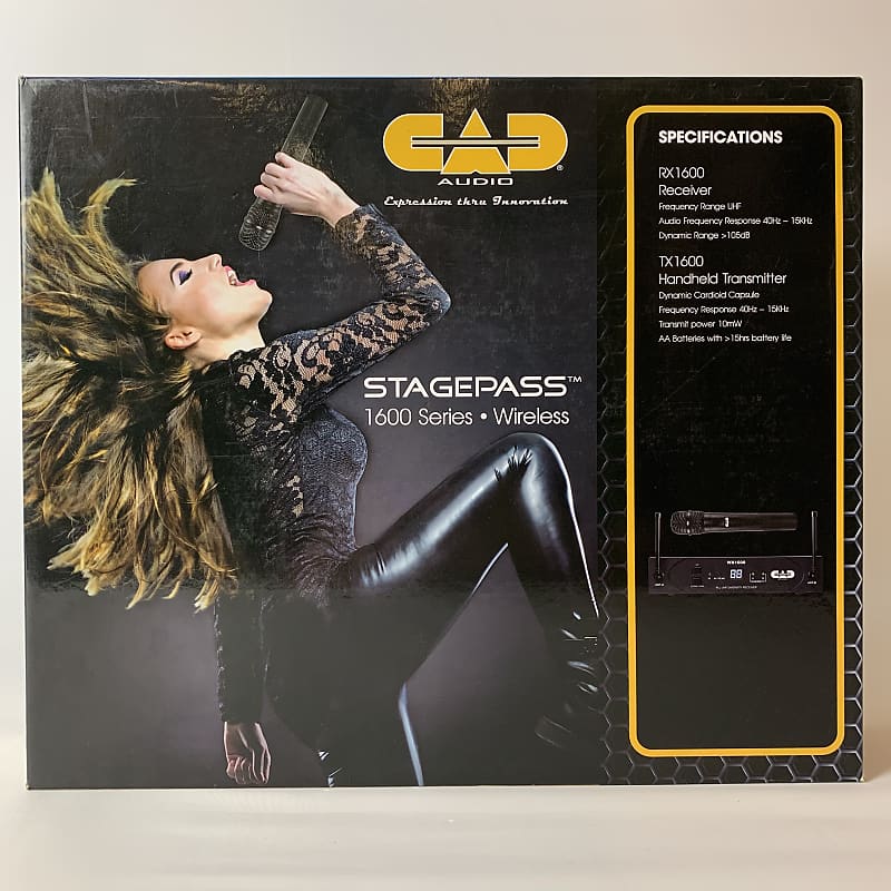 CAD Audio WX1600 - 1600 Series Wireless Microphone System | Reverb
