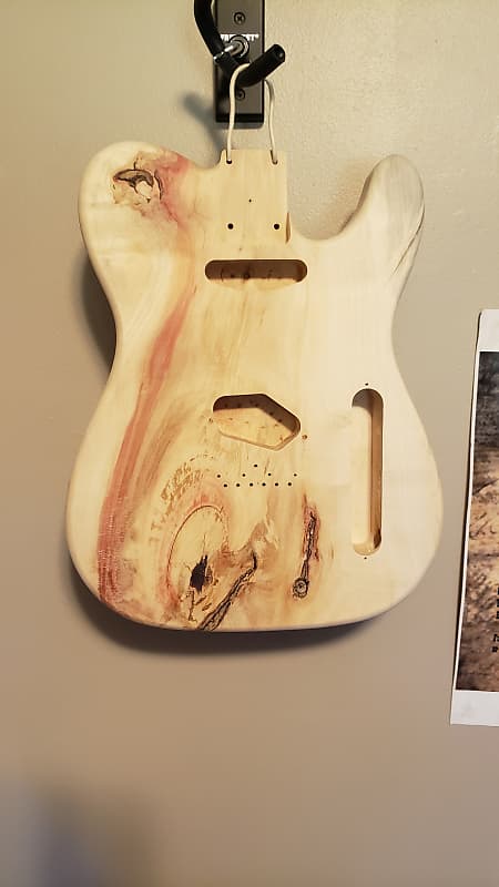 Unbranded, Box Elder wood, Telecaster style, Unfinished | Reverb