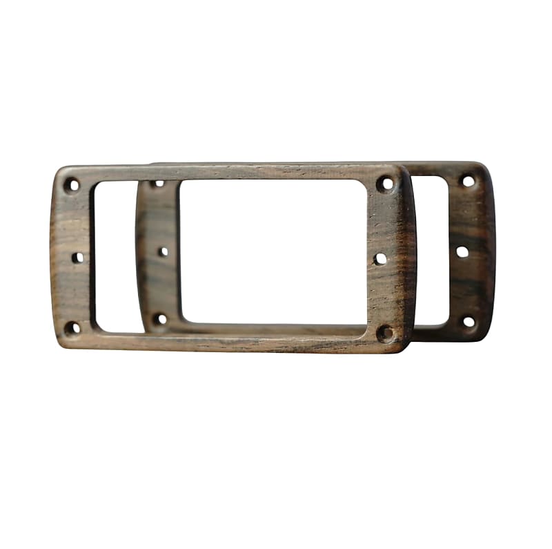 2pcs Wooden Guitar Humbucker Pickup Rings with Curved Tapered | Reverb