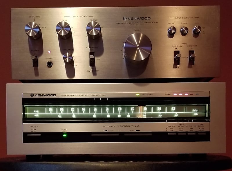 Kenwood KA-3500 Integrated Amplifier / Kenwood KT-413 Tuner | Reverb