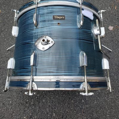 Tempro (pearl) Vintage MIJ 1960s - Blue Strata three piece | Reverb