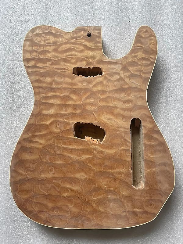 Veneer Top Telecaster Tele Style Guitar Body DIY Project | Reverb