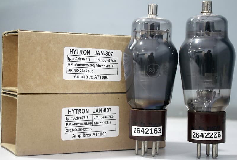 HYTRON JAN-807 Military Grade Made in USA Amplitrex Tested 1 | Reverb