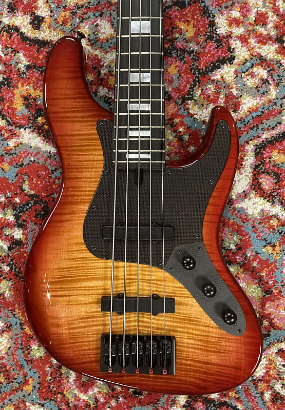 Brubaker USA Custom Artist Series JXB-5 2024 - Fireburst, | Reverb