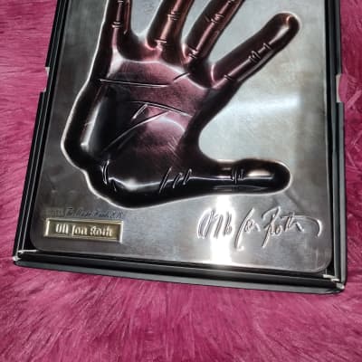ULI JON ROTH Handprint Metal Plate Young Guitar Magazine | Reverb