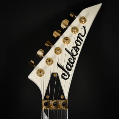 Jackson Pro Series Rhoads RR3 Ivory with Black Pinstripes | Reverb