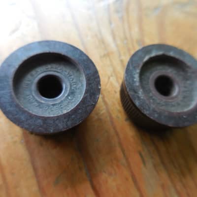 Bakelite Daka-ware knobs, pair for National, Vega, Guild, | Reverb