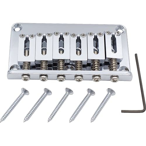 Chrome Bridge - Gotoh, Hardtail for fixed-bridge Strats | Reverb