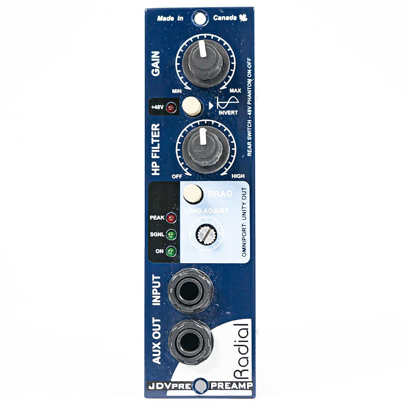 Radial JDV-Pre 500 Series Mic Instrument Pre Module | Reverb UK