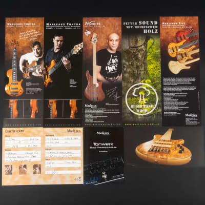 2023 Marleaux MBass 5-String Movingui Friso Signature Top - | Reverb