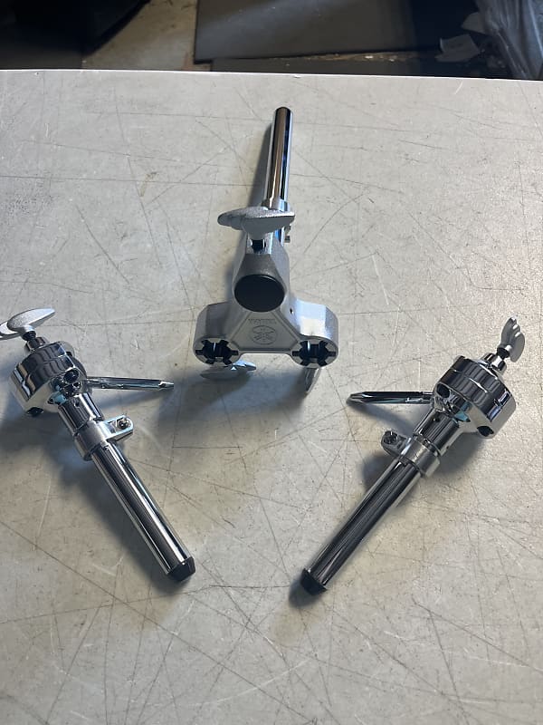 Yamaha dual tom mount with memory locks, stage custom series | Reverb