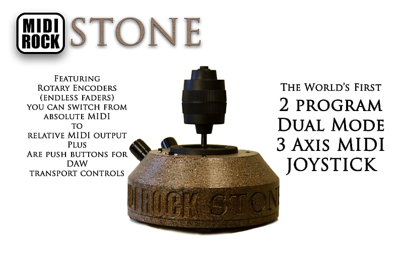 Midi Joystick 3 Axis Controller Pitch Bend / Mod and Vector | Reverb