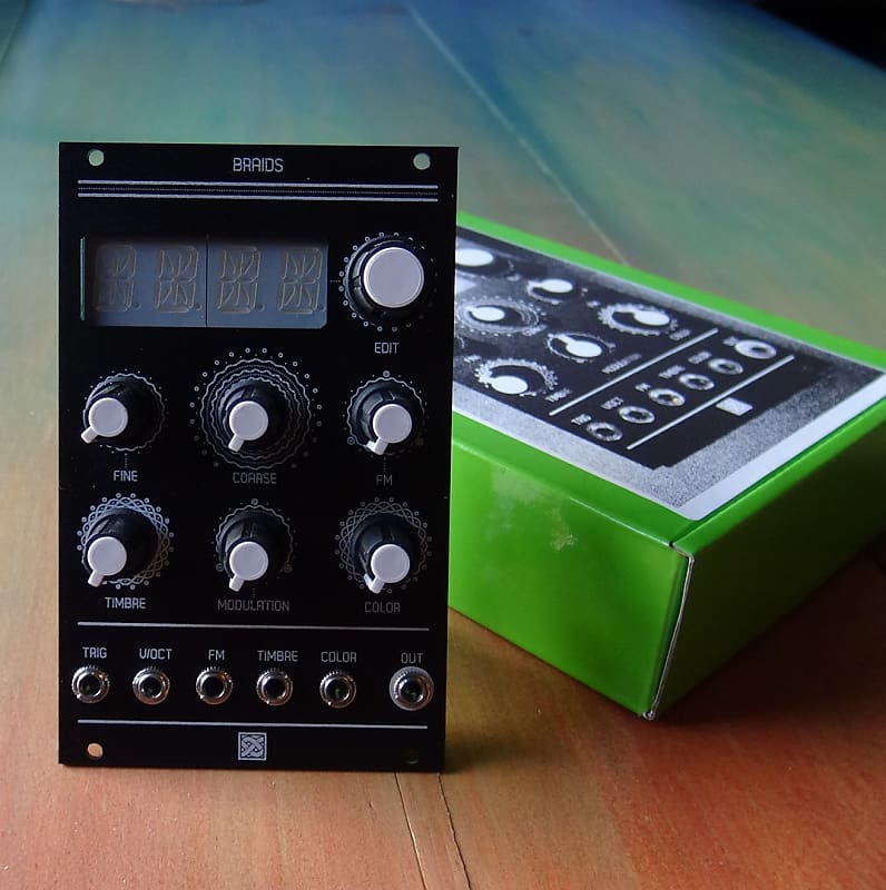 Mutable Instruments Braids Clone Anodized Black Aluminium | Reverb