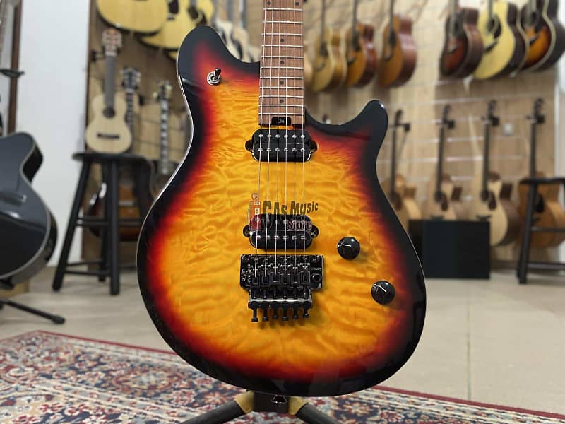 EVH Wolfgang WG Standard QM, Baked Maple Fingerboard, 3-Color | Reverb