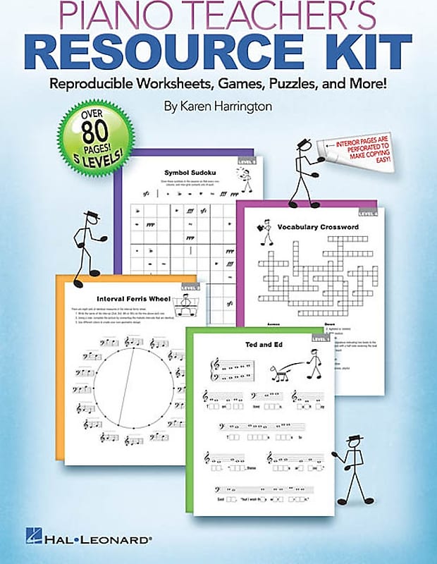 Piano Teacher's Resource Kit - Reproducible Worksheets, | Reverb