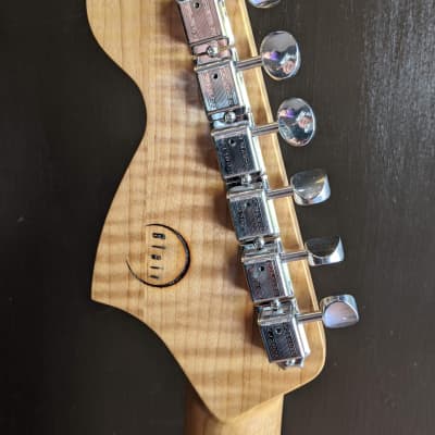 Blair Instruments Strat, Red Elm, Figured Maple Neck, | Reverb