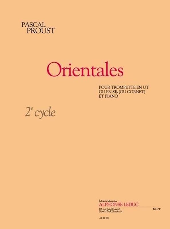Orientales - Pascal Proust - Trompette et Piano | Reverb