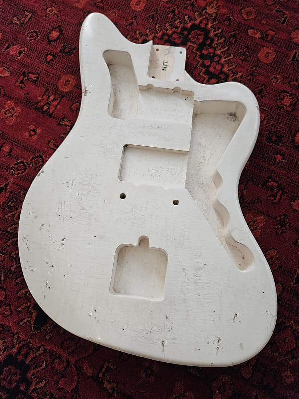 MJT Jazzmaster Body (3lbs 3 oz) Olypmic White (Nitro) | Reverb