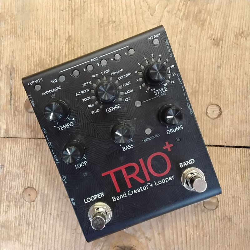 DigiTech TRIO Plus Band Creator + Looper 2010s - Black | Reverb