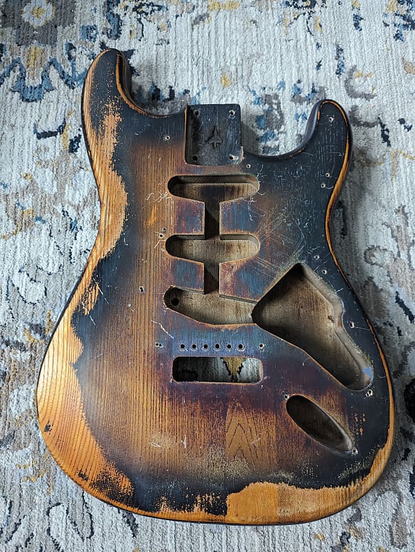 Heavy Relic Swamp Ash Strat Body | Reverb