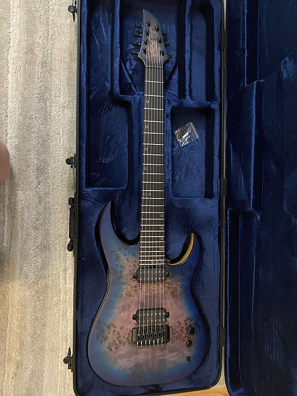 Schecter KM7 MKIII Artist 2020 Blue/Red Burst | Reverb