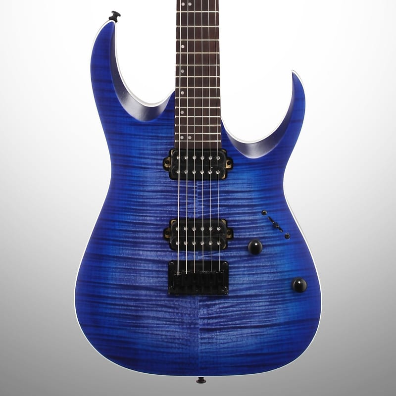 Ibanez RGA42FM Electric Guitar, Blue Lagoon Burst Flat | Reverb