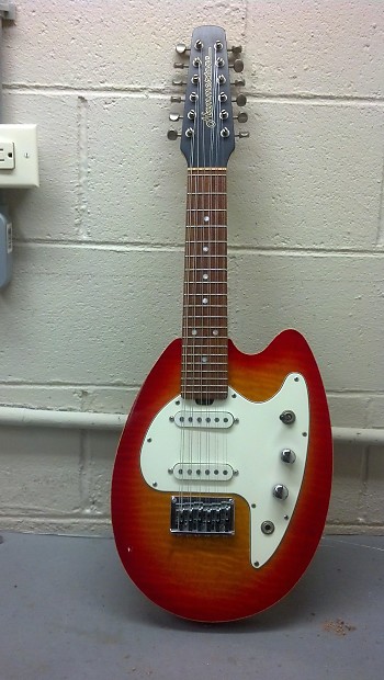 Hammertone OC-12 Sunburst 12 String Mandotar / Mandocaster | Reverb