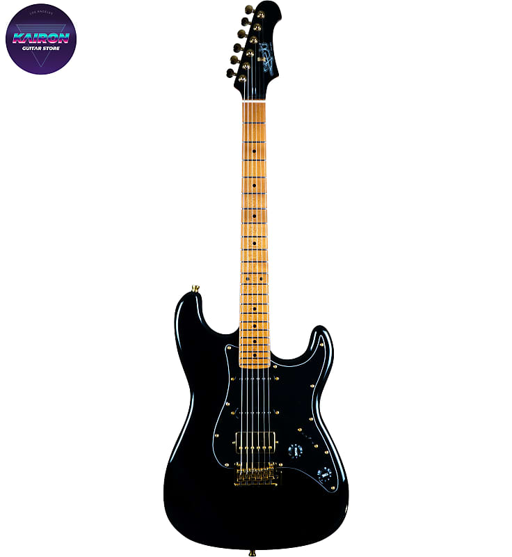 Jet Guitars JS-400 JS400 BKG, HSS Ceramic pickups, solid | Reverb