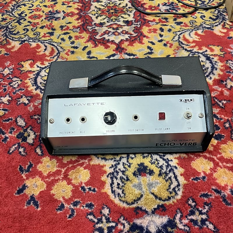 Lafayette Solid State Echo Verb Spring Reverb Box 1970s | Reverb