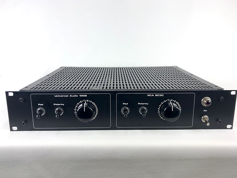 Universal Audio 1008 and RCA BC3C Tube Preamp Rack | Reverb