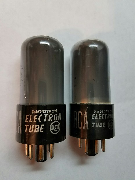 Matched Pair Of 50's RCA 6V6 Tubes Great Output Measuring | Reverb UK