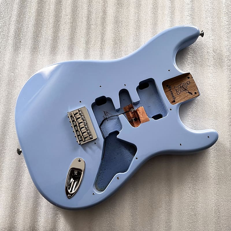 Warmoth Stratocaster body - Custom Blue | Reverb