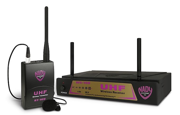 Nady WS-16U HM 16 channel UHF wireless headmic microphone | Reverb