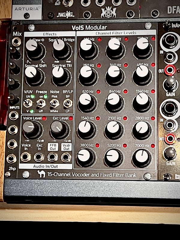 Dromedary Modular VoIS Modular 15-Channel Vocoder and Fixed | Reverb