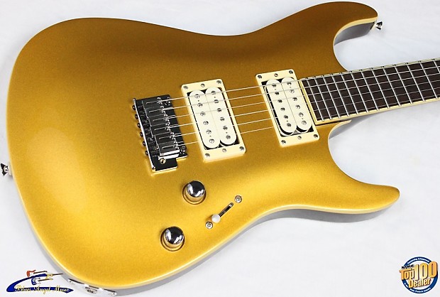 2003 Fender Showmaster HH, Gold Top, Excellent Condition! | Reverb