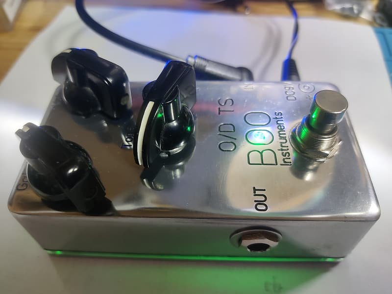 Boo Instruments Overdrive Tube Screamer handmade in England | Reverb