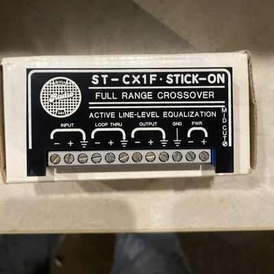 Radio Stick-ons RDL ST-CX1F Full Range Crossover | Reverb