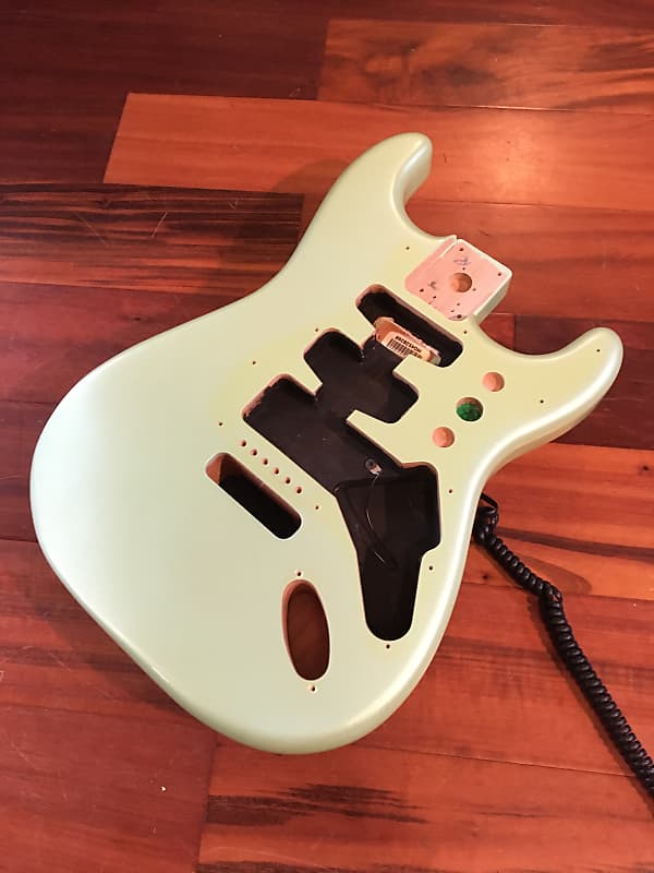 Genuine Fender Surf Pearl Standard Strat Stratocaster Alder | Reverb