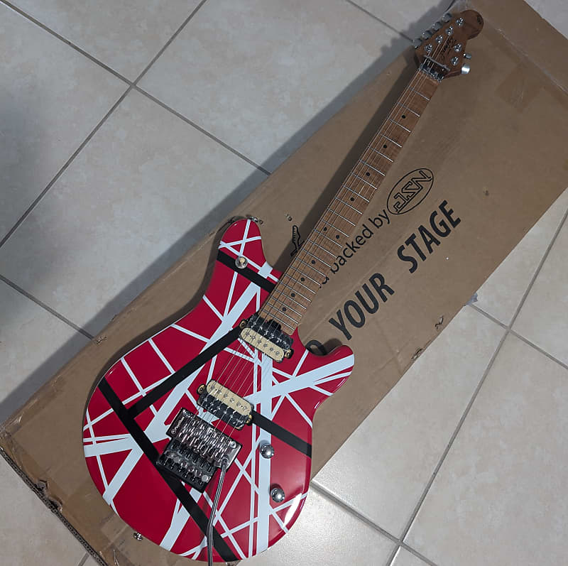 Firefly FFMN Music Man EVH striped model | Reverb