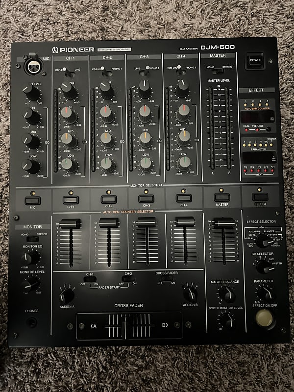 Pioneer Djm-500 1998 Black | Reverb