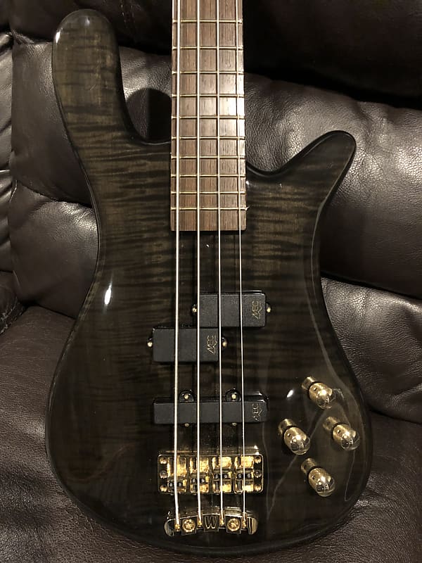 Warwick Custom Shop Streamer LX 4 — Nirvana Black Stain | Reverb