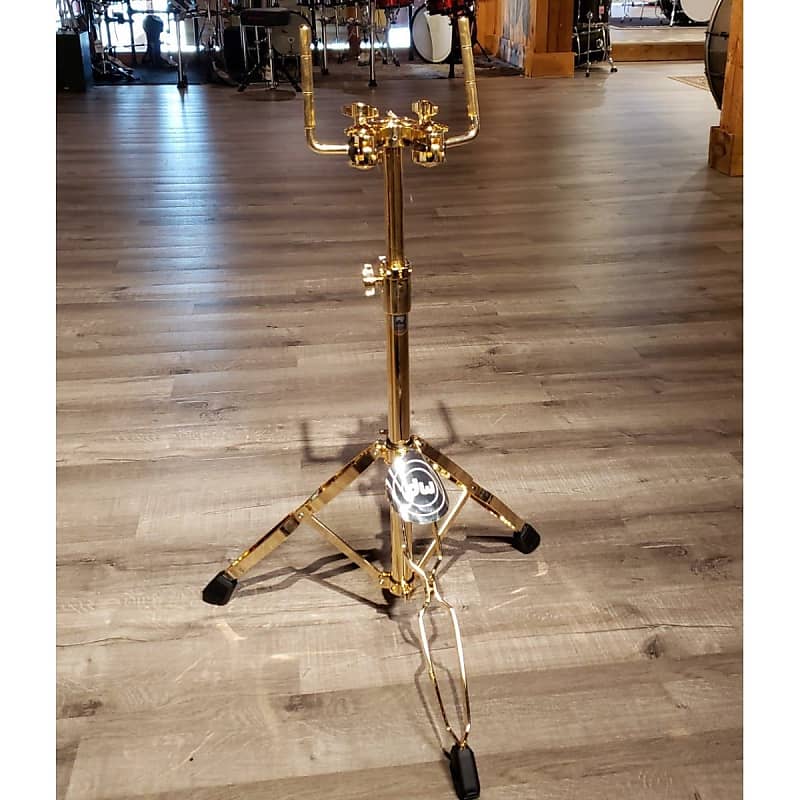 DW DWCP9900GD 9000 Series Double Tom Stand Gold | Reverb
