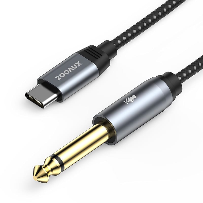 USB C Guitar Cable,1/4 Inch TS Instrument Cord,USB C | Reverb Canada