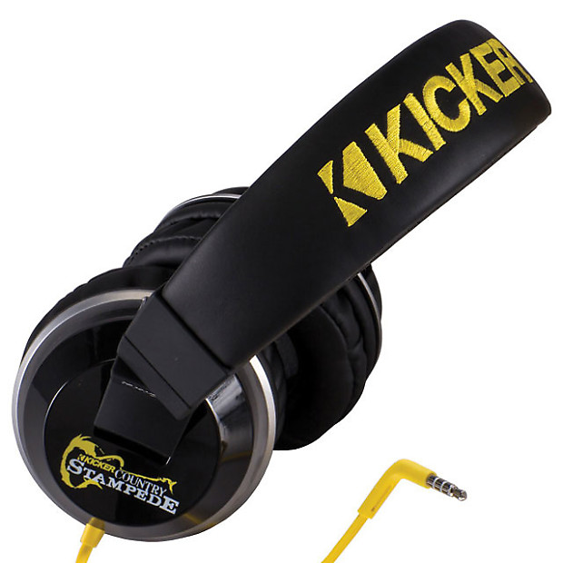 Kicker HP401M Heaphones w/ Mic & Remote Cowboy Stampede | Reverb