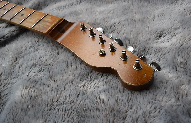 RIVER RELICS Fender Licensed Telecaster Neck Heavy Aged Maple | Reverb
