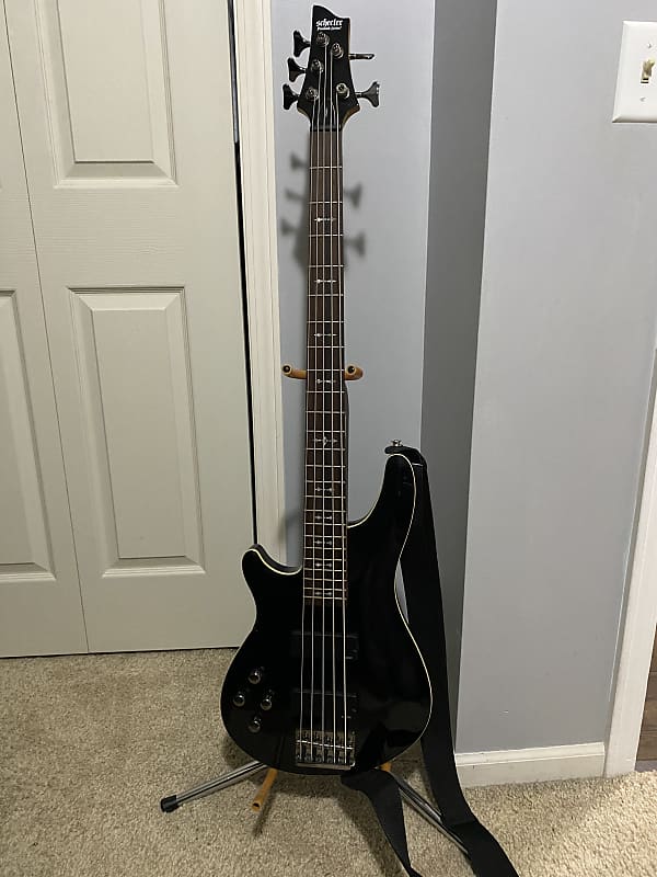 Schecter Omen-5 Active 5-String Bass Left Handed 2018 - Gloss | Reverb