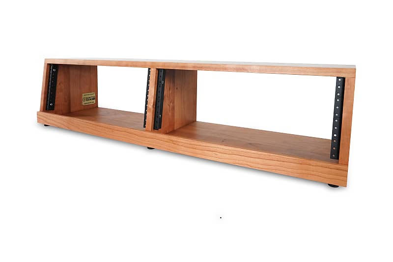 Sanctus Sound 2 x 4U Slanted Double-Bay Desktop Rack in | Reverb