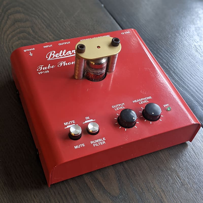 Bellari VP129 Tube Phono PreAmp 2000's - Red | Reverb
