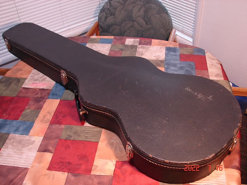 Vintage 1970's Gibson Ripper Bass Hardshell Case OHSC Purple | Reverb