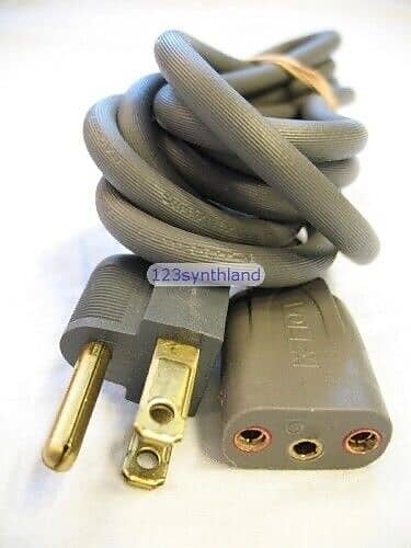 ARP 2600 POWER CABLE 1970s cord new nos modular synthesizer | Reverb